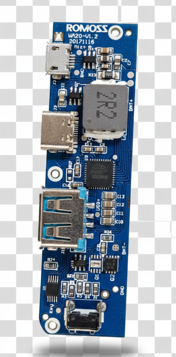Romoss Original Power Bank Circuit Board WA20-V1.2 | Dual Input (Type-C ...