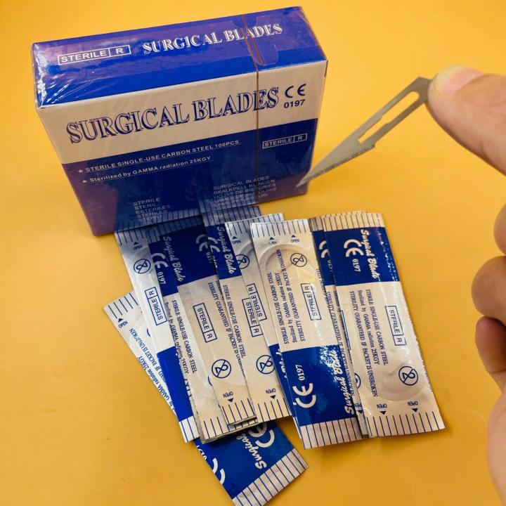 Stainless Steel Scalpel Handle Blades For Craft Model Making Carving ...