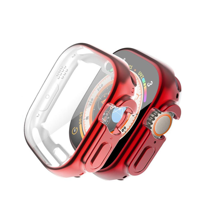 49mm Ultra Smart Watch Case - TPU Bumper and Tempered Glass | Daraz.pk