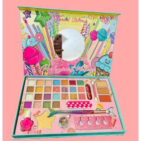 Suger Rush candy store makeup Kids Washable Makeup Kit Fold Out Makeup ...