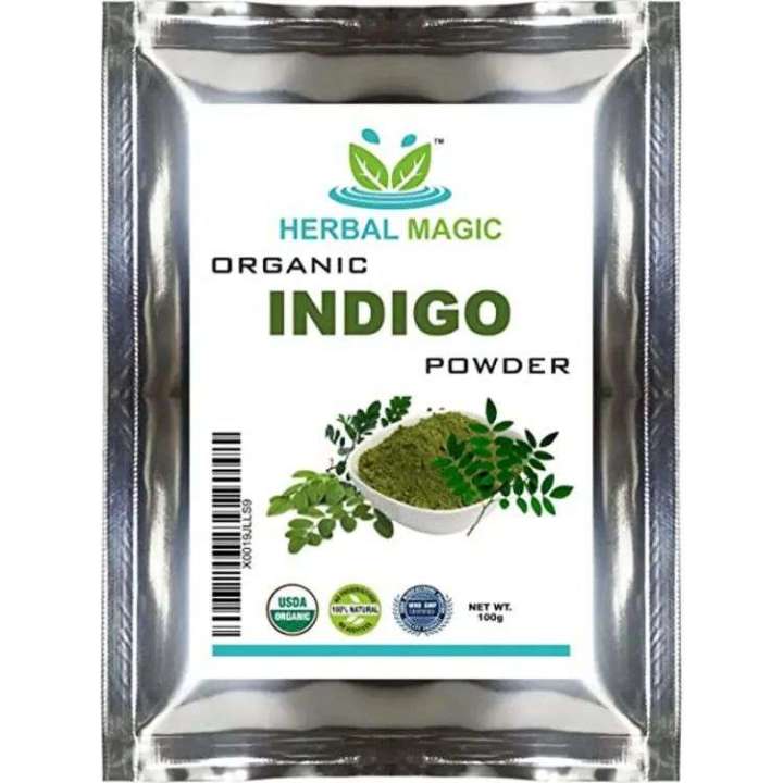 100g USDA CERTIFIED Indigo Powder (Black Henna Powder) (Indigo Powder ...