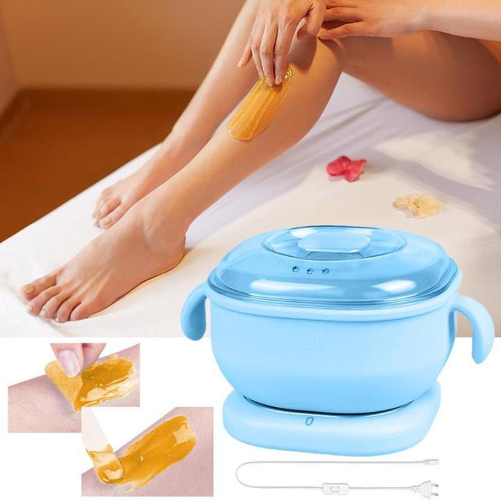 Portable Silicone Wax Warmer 400ML Foldable Wax Heater Hair Removal Wax ...