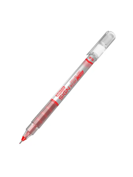 Mercury Brito 0.6mm Roller Ball Pen Needle Tip - Quick Dry, Waterproof ...