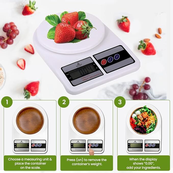 sonifer 10kg Electronic Digital Kitchen Scale Digital Weight Machine ...