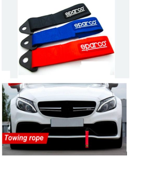 Car Towing Strap Bumper Hook Up for Decoration Purposes in Multi Colors ...