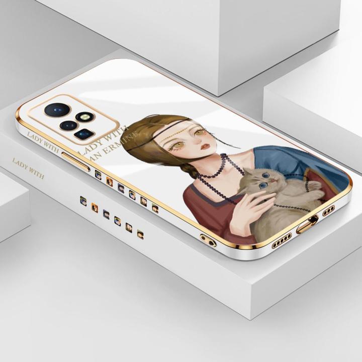 YIWESAN For Infinix Zero X Pro Case Fashion Tide Girl Side New Design ...