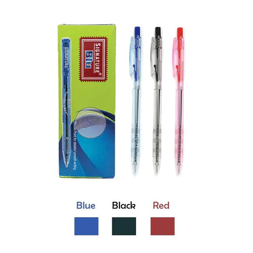 Signature Blu Ball Pen Box Art # SBBP (10 Pcs / 1 Pkt) | Daraz.pk