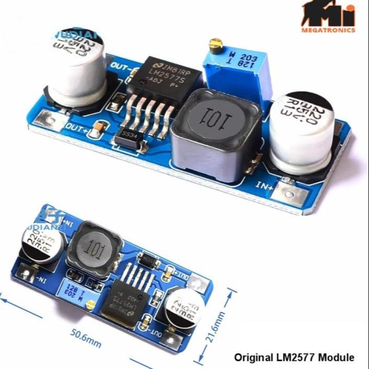 Original LM2577 DC-DC step up booster adjustable high efficiency boost ...