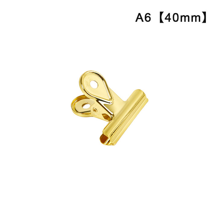Creative Colorful Stationery Metal Clip High Quality Vintage Dovetail ...