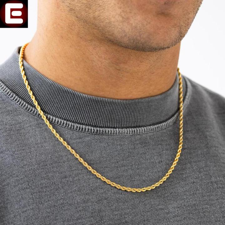 EMPIRON AMERICAN STYLE TOP TRENDING TWISTED ROPE NECKLACE/LOCKET/CHAIN ...