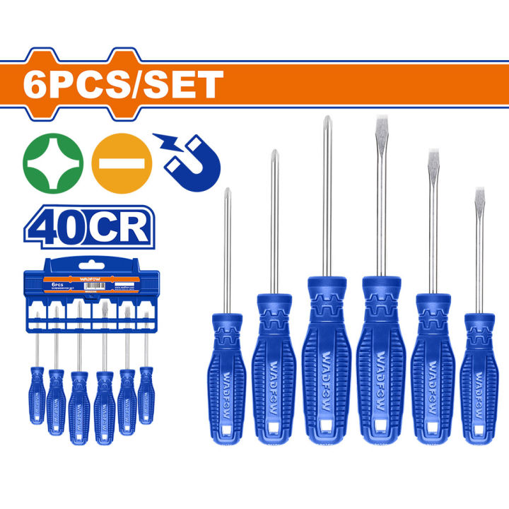 Wadfow - 6Pcs Screwdriver Set (WSS2206) | Daraz.pk