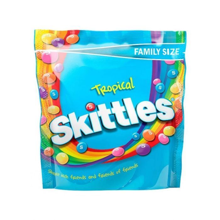 SKITTLES TROPICAL CANDY ASSORTMENT FAMILY PACK (196GM) | Daraz.pk