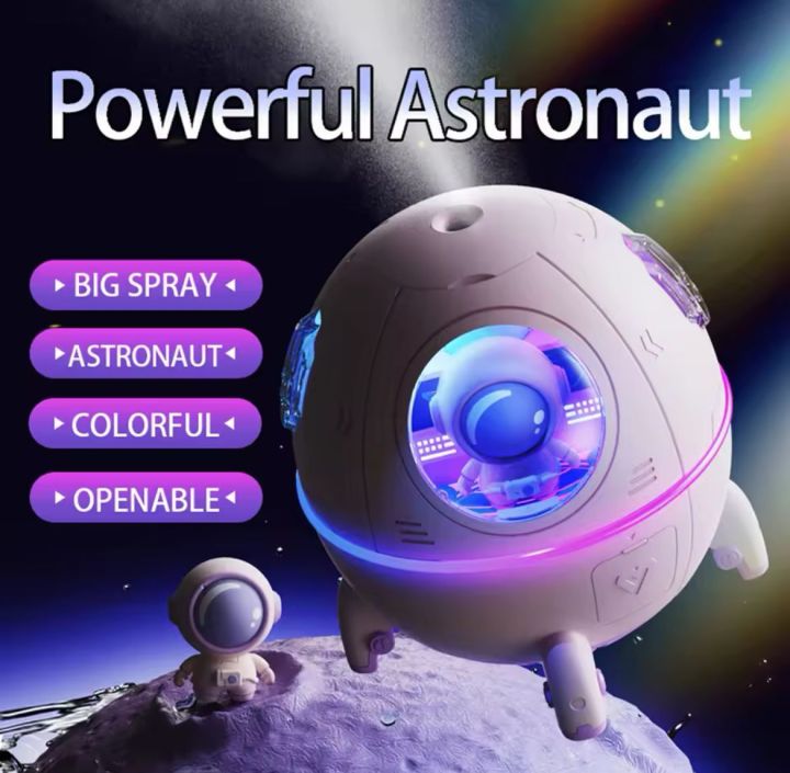 CT/Astronaut Air Humidifier 220ml With Night Light /220ML Space Capsule ...