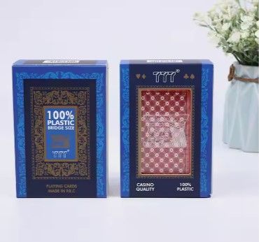 New 777 PLAYING CARDS 100% Plastic PVC Waterproof cards game for mens ...