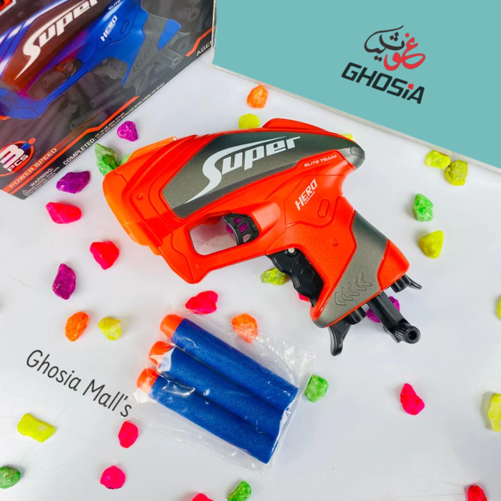 X Warrior Hero Blaster with soft Dart Blaster Game Set Mini Blaster ...