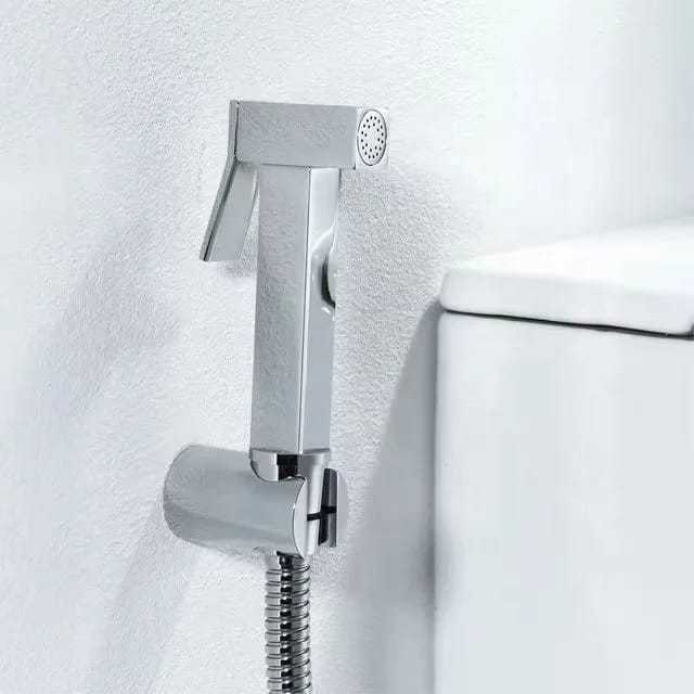 Square Design Muslim Toilet Shower with Holder & Chain 100cm With ...