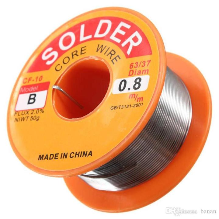 Solder wire 50gms roll Hi flow Hi Flux soldering wire World wide 0.8mm ...