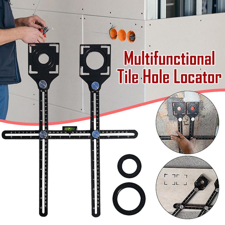 Conventional [36x45.5cm] Double End Folding Rule Ceramic Tile Hole ...