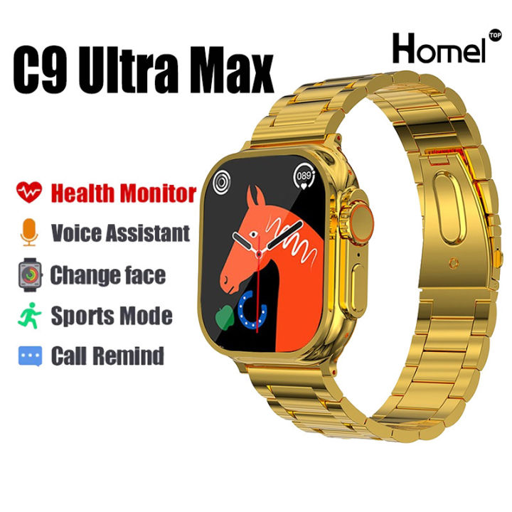 Homel Series 8 Ultra Max Smart Watch Men Women C9 Smartwatch Bluetooth ...