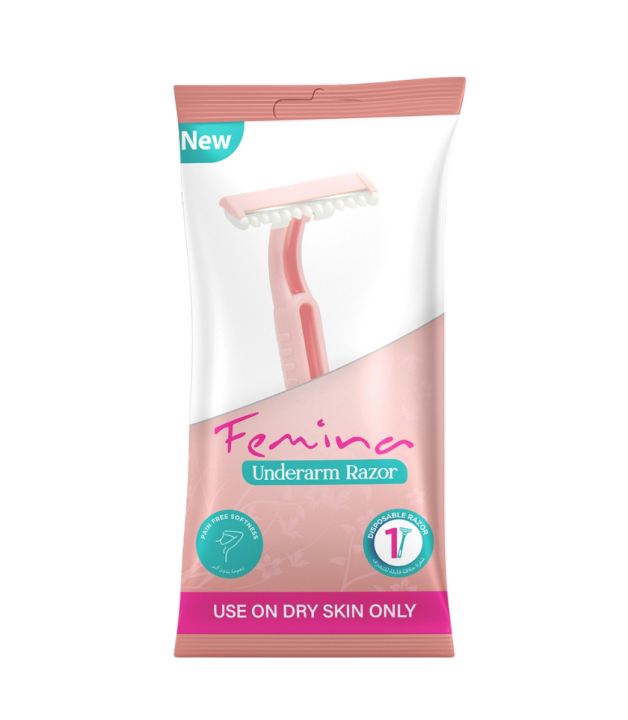 Femina Single Blade Disposable Body Razor For Women 1s Pouch | Daraz.pk