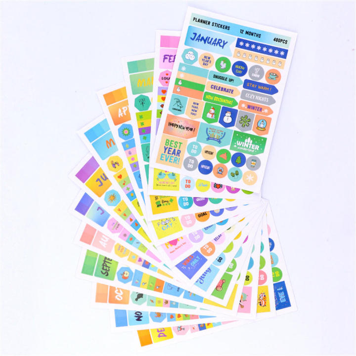 Weekly Calendar Planner Stickers Monthly Planner Journal Stickers DIY 1 ...