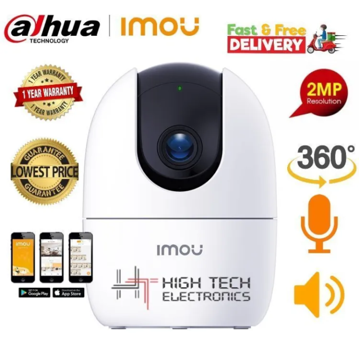 IMOU 2MP compact WiFi IP camera with infrared illumination py Camera ...