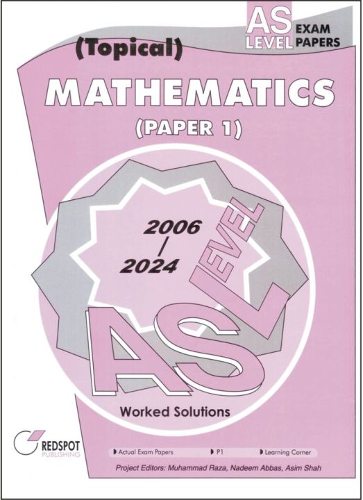 AS Level Topical Mathematics Paper 1 (P1) | Daraz.pk