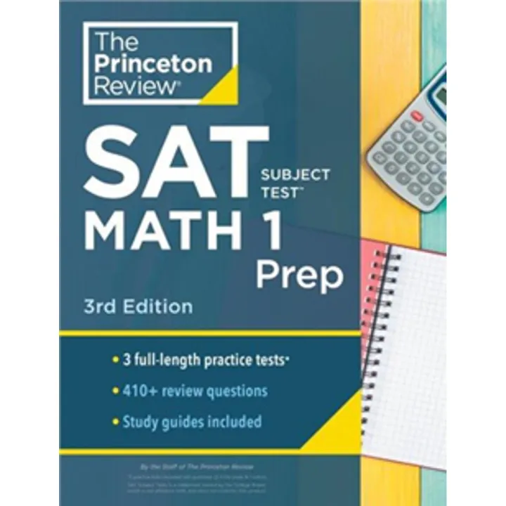 Princeton Review Sat Subject Test Math 1 Prep (3rd Edition) By the ...