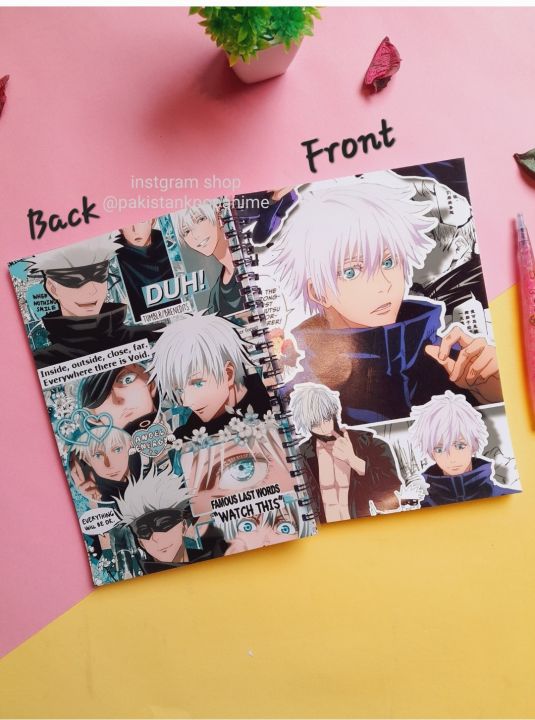 Anime Jujutsu Kaisen Gojou Satarou Notebook | Daraz.pk