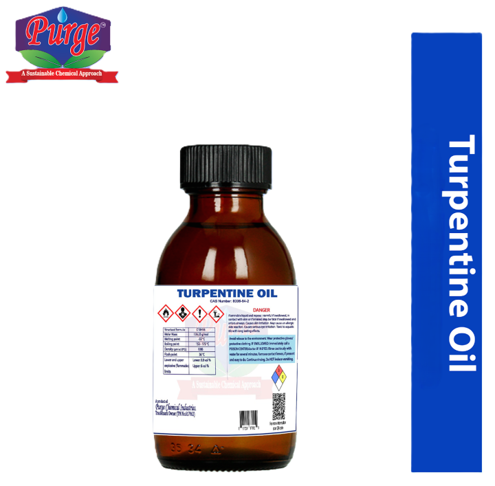 Purge Turpentine Oil 125 ml - Paint Solvent 0.125 L - Insecticide ...