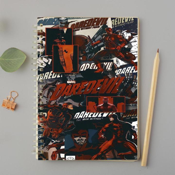 DareDevil--A4 & A5 Spiral Notebook with Plastic Sheet | Daraz.pk