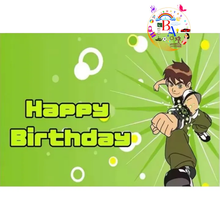 Ben 10 Fancy Backdrop Ben 10 Theme Fancy Panaflex Ben 10 Birthday Party ...