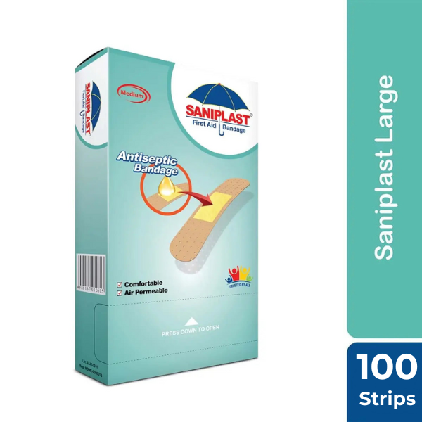 Saniplast Large Bandage 100 Strips | Daraz.pk