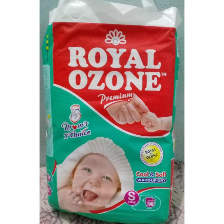 ROYAL OZONE Baby Dry Diapers (Premium) – Small – 50 Pcs | Daraz.pk
