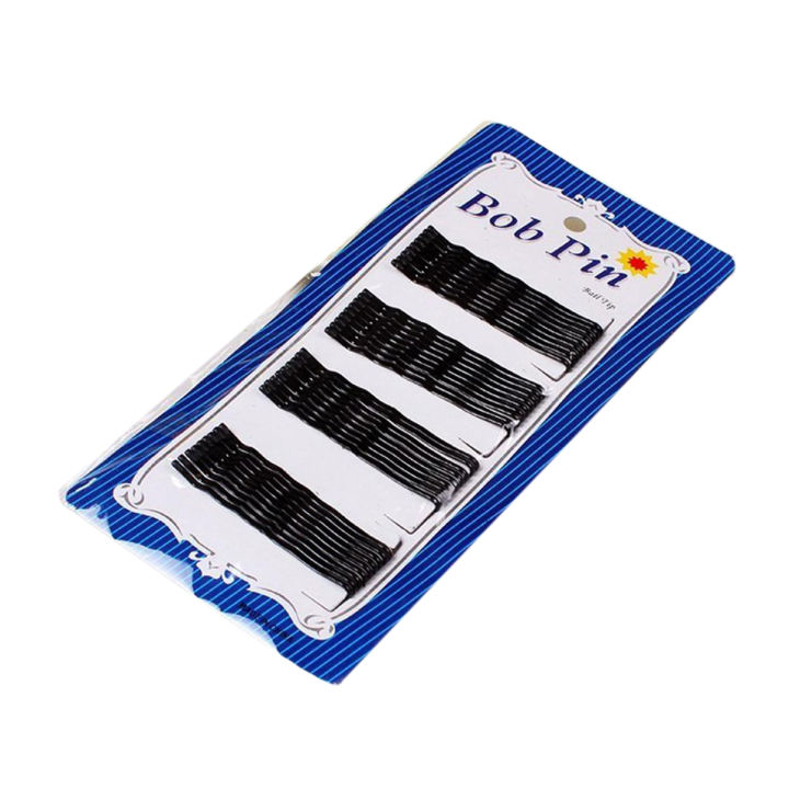 Bob Pin Black Popularity Wavy Bobby Pins Grips (60 Pcs) | Daraz.pk