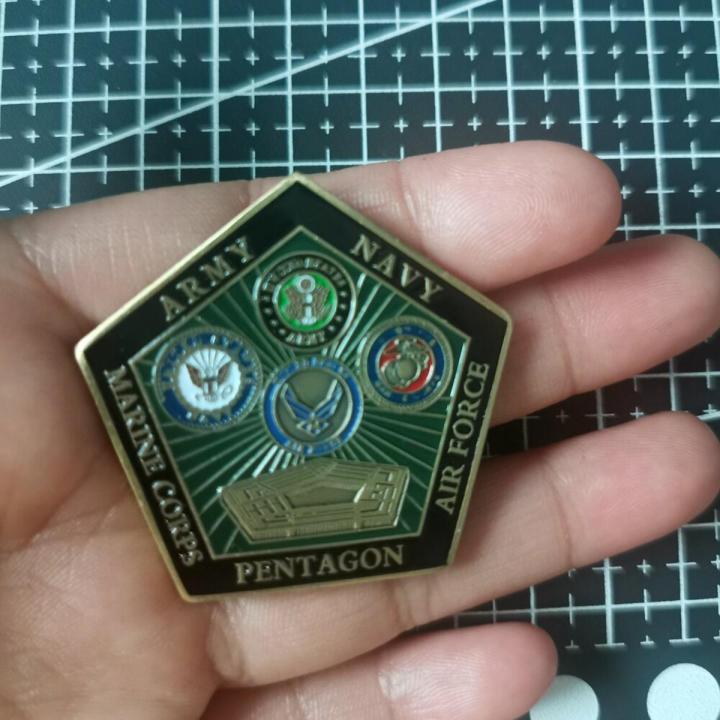 USA Department Of Defense Amy Navy Air Force Pentagon Challenge US Coin ...