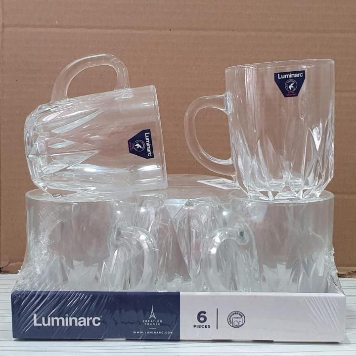 LUMINARC HIGH QUALITY TEMP STACKABLE TEA MUGS 6 PCS | Daraz.pk