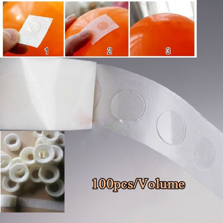 New Arrivals 100pcs/lot balloons glue dot, attach balloons to ceiling ...