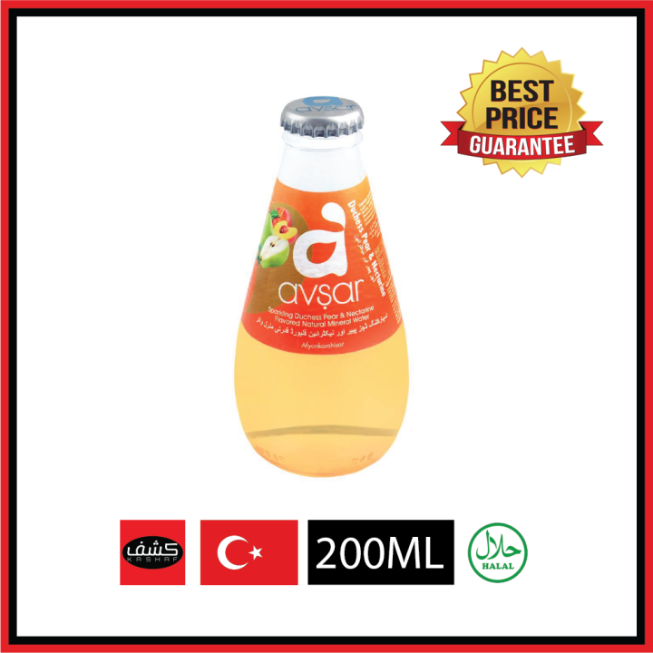 Avsar Sparkling Duchess Pear and Nectarine Natural Mineral Water ...