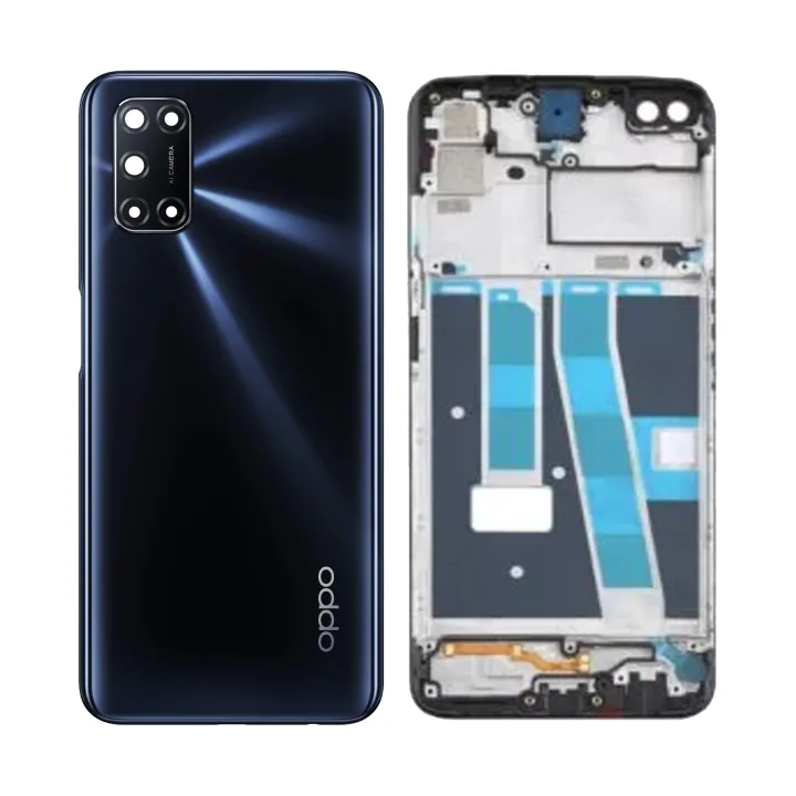 Oppo A52 Rear Complete Body Casing Housing Replacement For A52 - Black ...