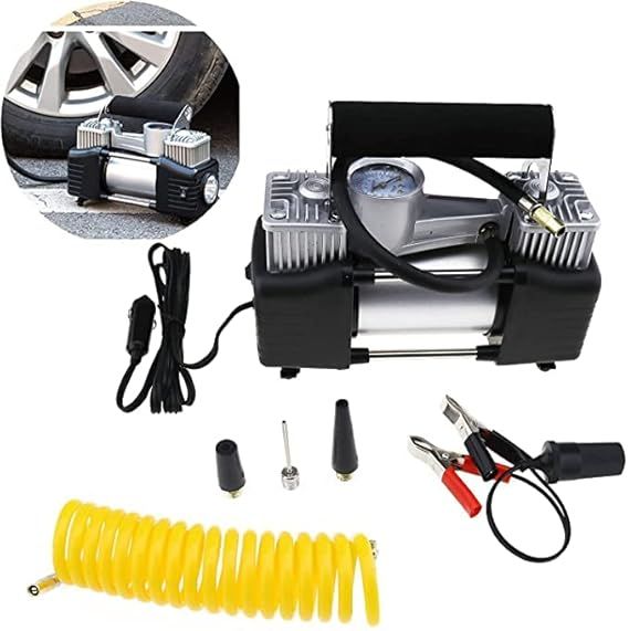 Dual 2 Cylinder Heavy Duty Double Air Compressor Or Car Inflator Dual ...