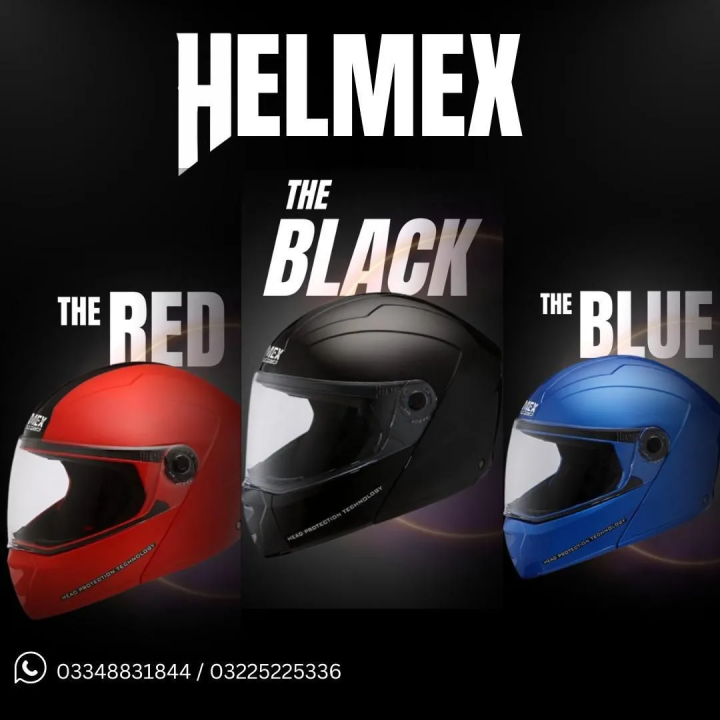 Helmex Super Elite Flip-Up Helmet - Unbreakable Full Face Motorcycle ...