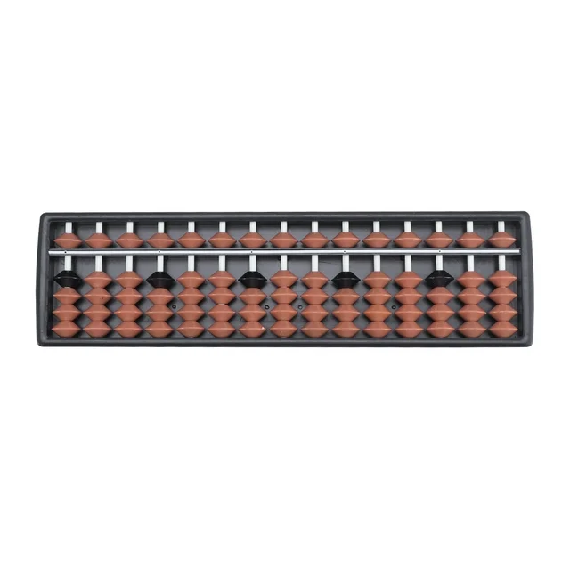 15 Digits Abacus Arithmetic Soroban Math Learning Aid Calculating Tool