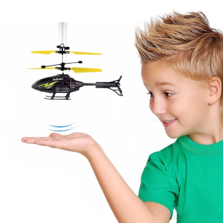 Buy Rechargeable Infrared Induction Flying Helicopter with Hand Sensor ...