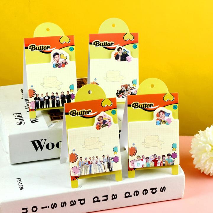 KPOP BTS B U T T ER STICKY NOTES MEMO PAD ARMY V JUNGKOOK SUGA JIMIN ...