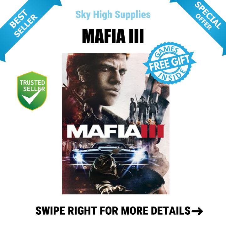 MAFIA III - GAME FOR PC (GOOGLE DRIVE/ MEDIAFIRE) - QR CODE + FREE GIFT ...