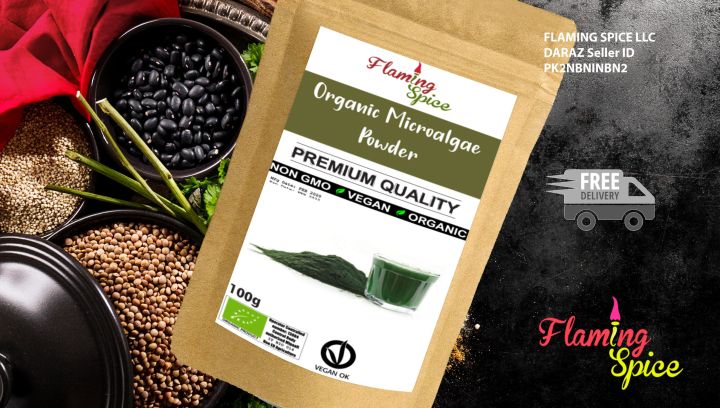 ORGANIC MICROALGAE POWDER 100g | Daraz.pk