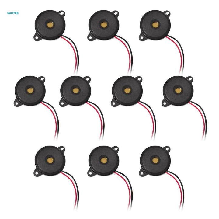 3x3.6KHz Piezo Passive Buzzer, 10pcs Electronic Buzzer Alarm,for Alarm ...