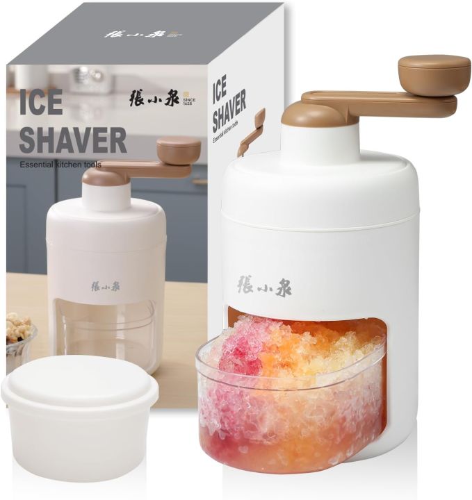 Ice Crusher Machine with 3 Ice Trays, Ideal for Smoothies, Shaved Ice ...