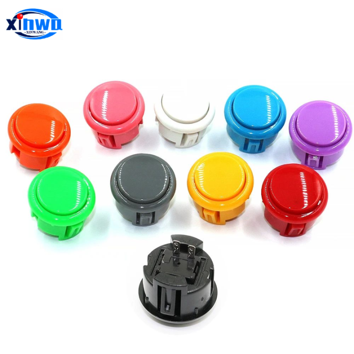 Copy Sanwa 30mm 24mm Arcade Game Push Button Obsf Hitbox Controller Tablero Joystick Console ...